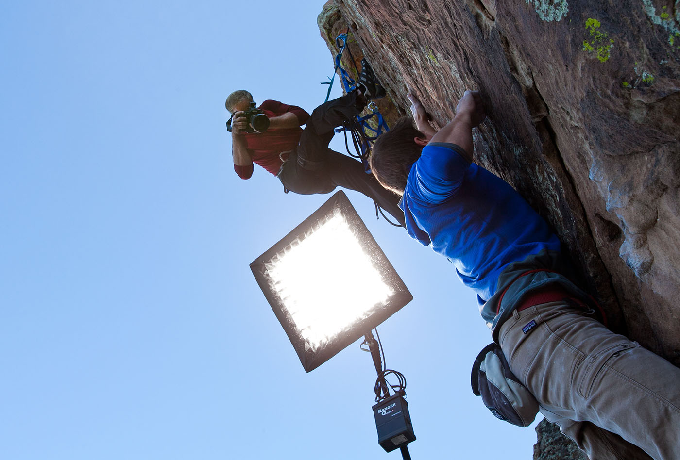 On Location: High-Angle Rock Climbing Photography Shoot